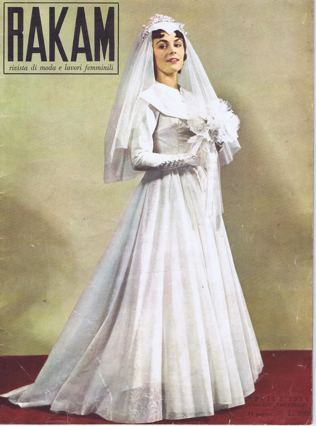 Rakam 1954 Fashion Magazine (italy), Vintage Magazine, Advertisement ...