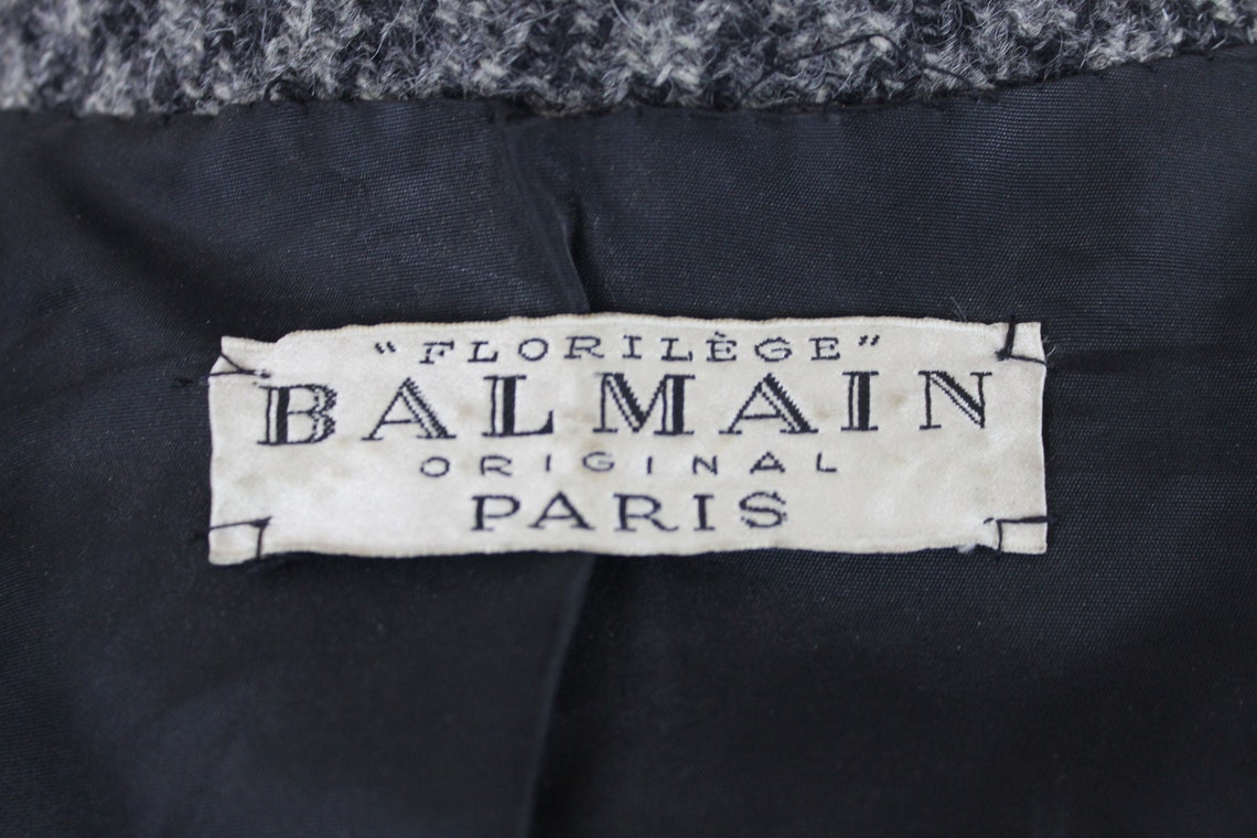 PIERRE BALMAIN 1960s Vintage Jacket, 60s Brown Jacket, Boutique Balmain ...