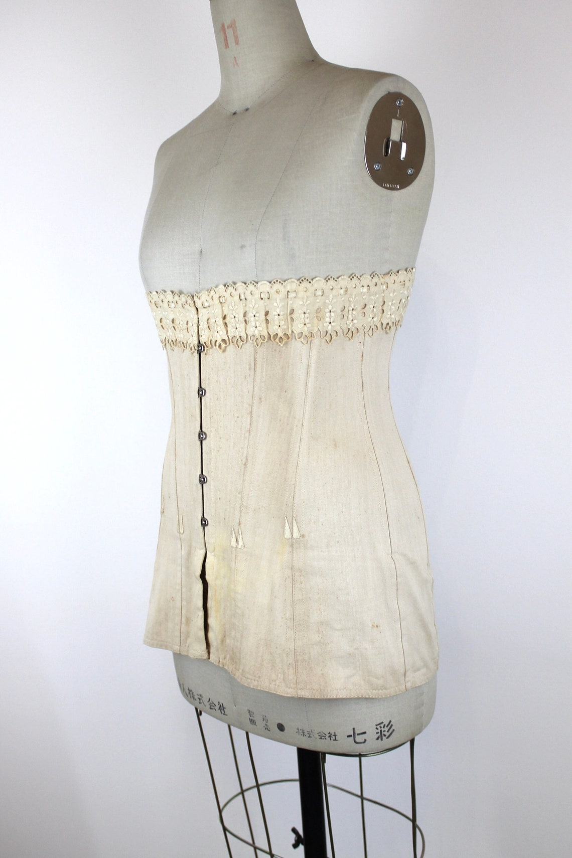 1910s c.p. a La Sirene Corset, Edwardian Corset With Lace Inserts ...