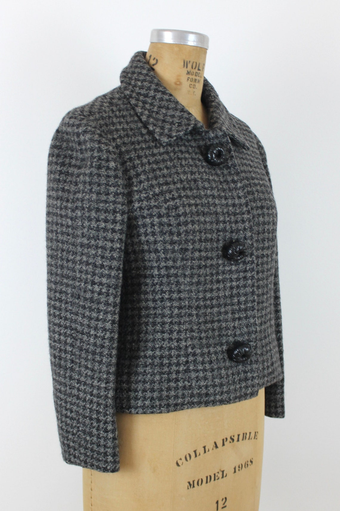 PIERRE BALMAIN 1960s Vintage Jacket, 60s Brown Jacket, Boutique Balmain ...