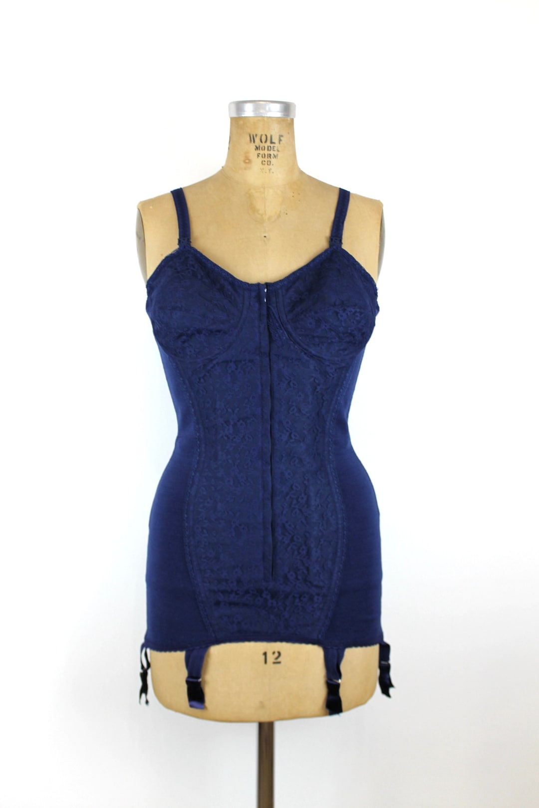 1960s Vintage reinabel Blue Shapewear Corselette, Vintage Basque, Sexy ...