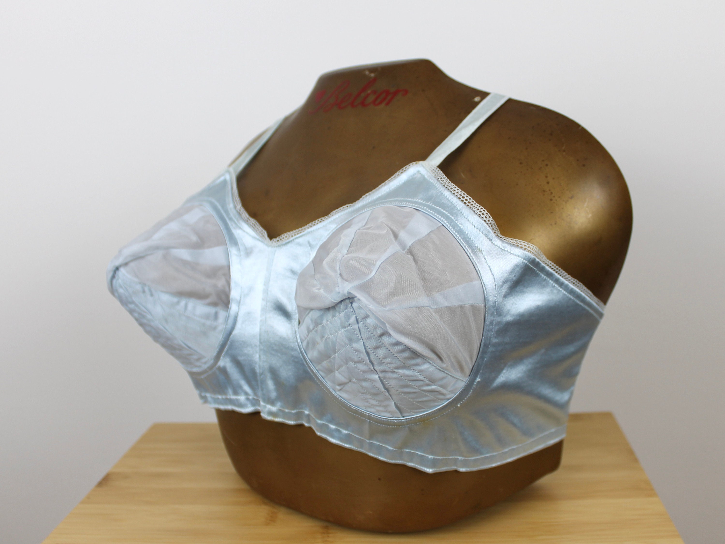 RARE 1950's Vintage Satin Torpedo Bra by "astra", Dead Stock Vintage ...