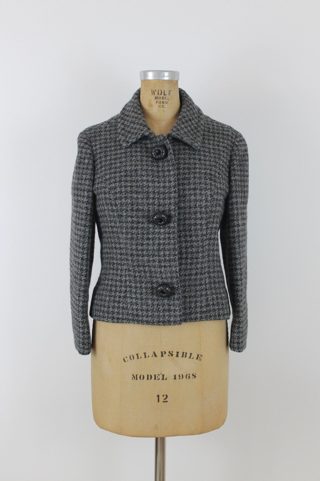 PIERRE BALMAIN 1960s Vintage Jacket, 60s Brown Jacket, Boutique Balmain ...