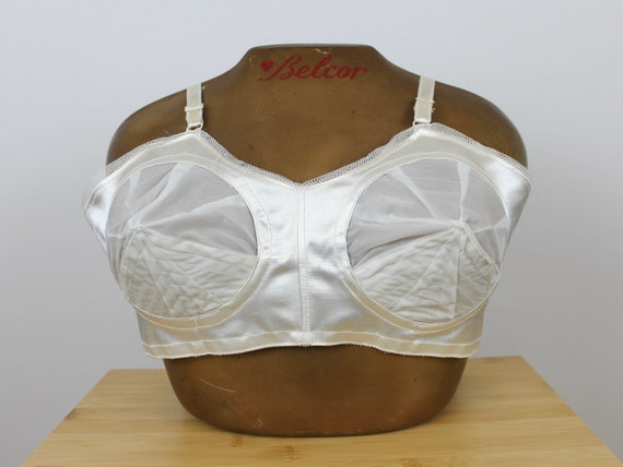 RARE 1950's Vintage Satin Torpedo Bra by "Astra", Dea… - Gem
