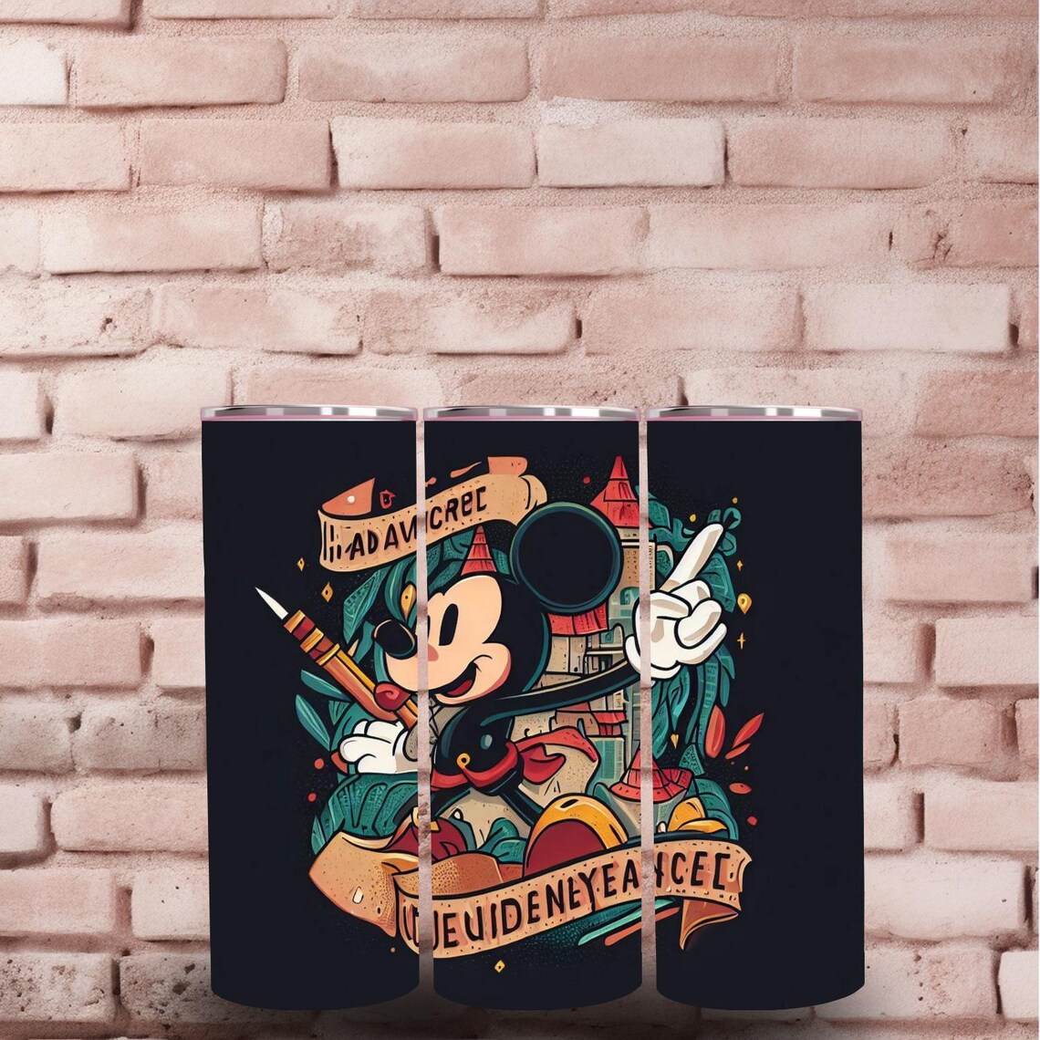 8 Wrap Mickey and Minnie and Company Tumbler 20 Oz - Etsy