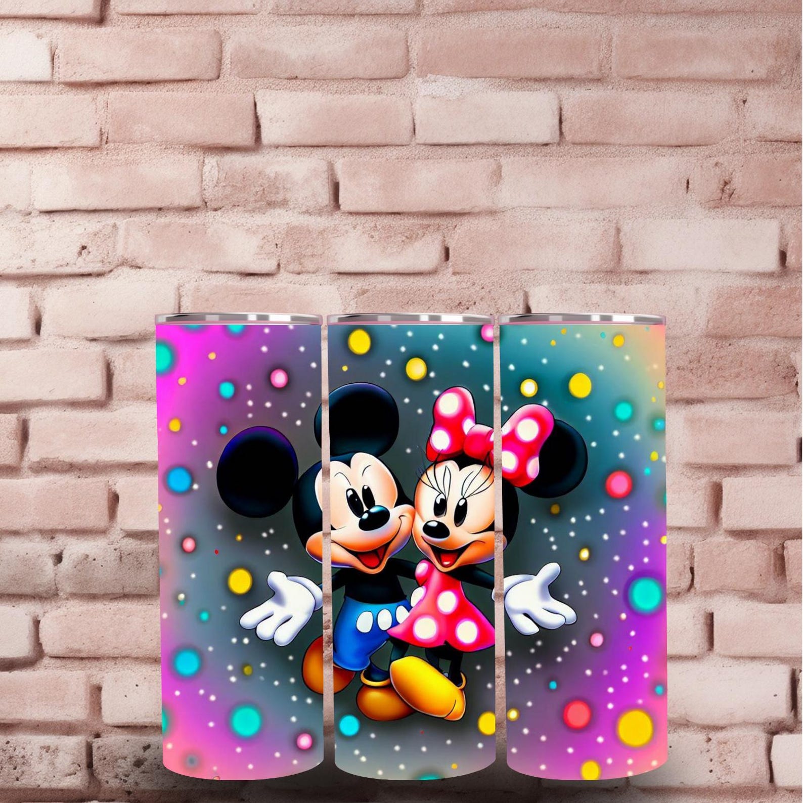8 Wrap Mickey and Minnie and Company Tumbler 20 Oz - Etsy