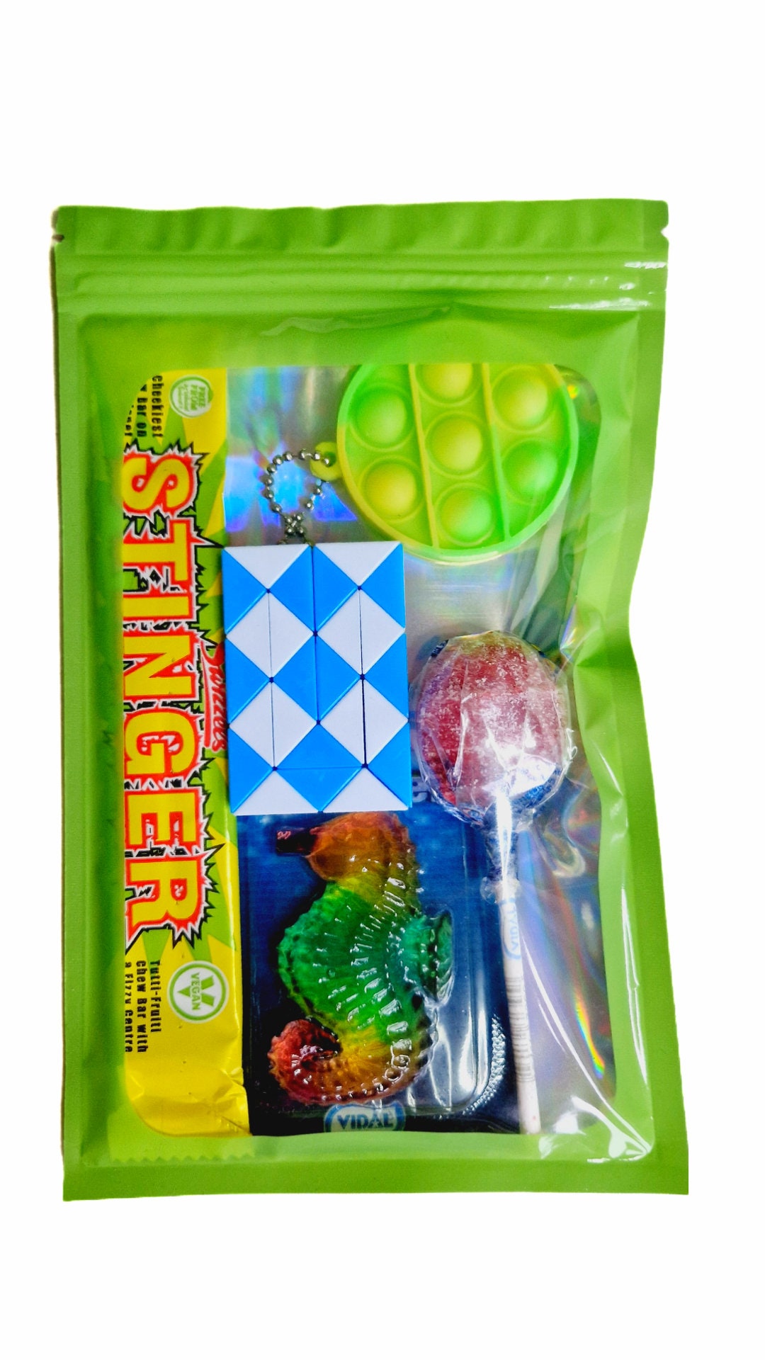 Pre-filled Party Favor Goodie Bag: Fidget, Cube, Candy - Etsy