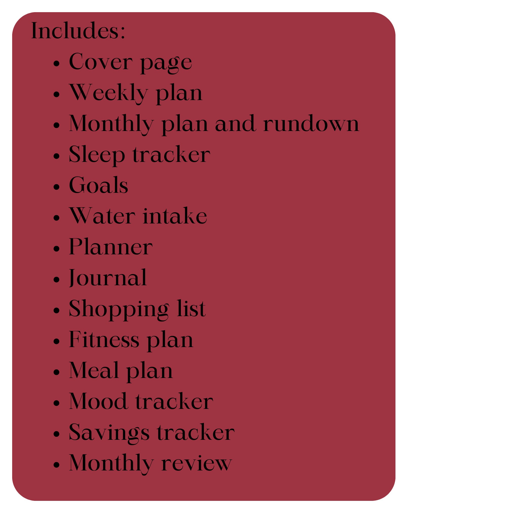 Advanced December 2024 Bullet Journal Printablemood Trackers Goal and ...