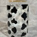 Cow Print Glass Cup - Etsy