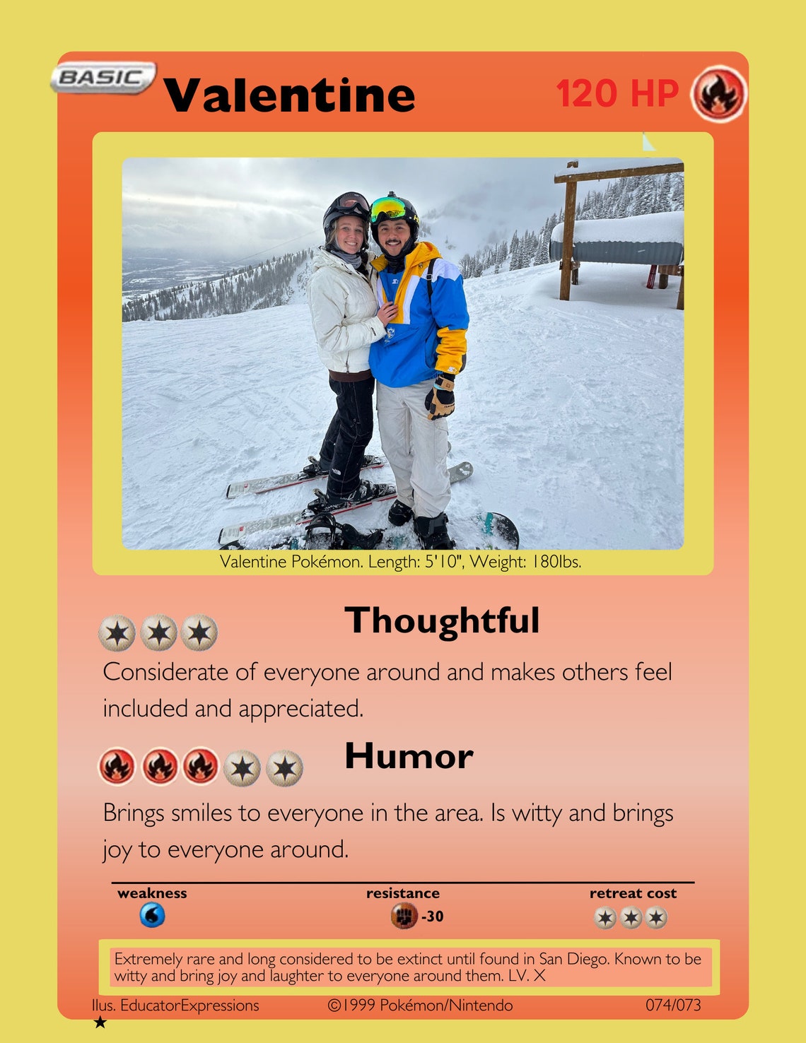 Customizable Pokemon Valentine Card Canva Template Unique DIY ...