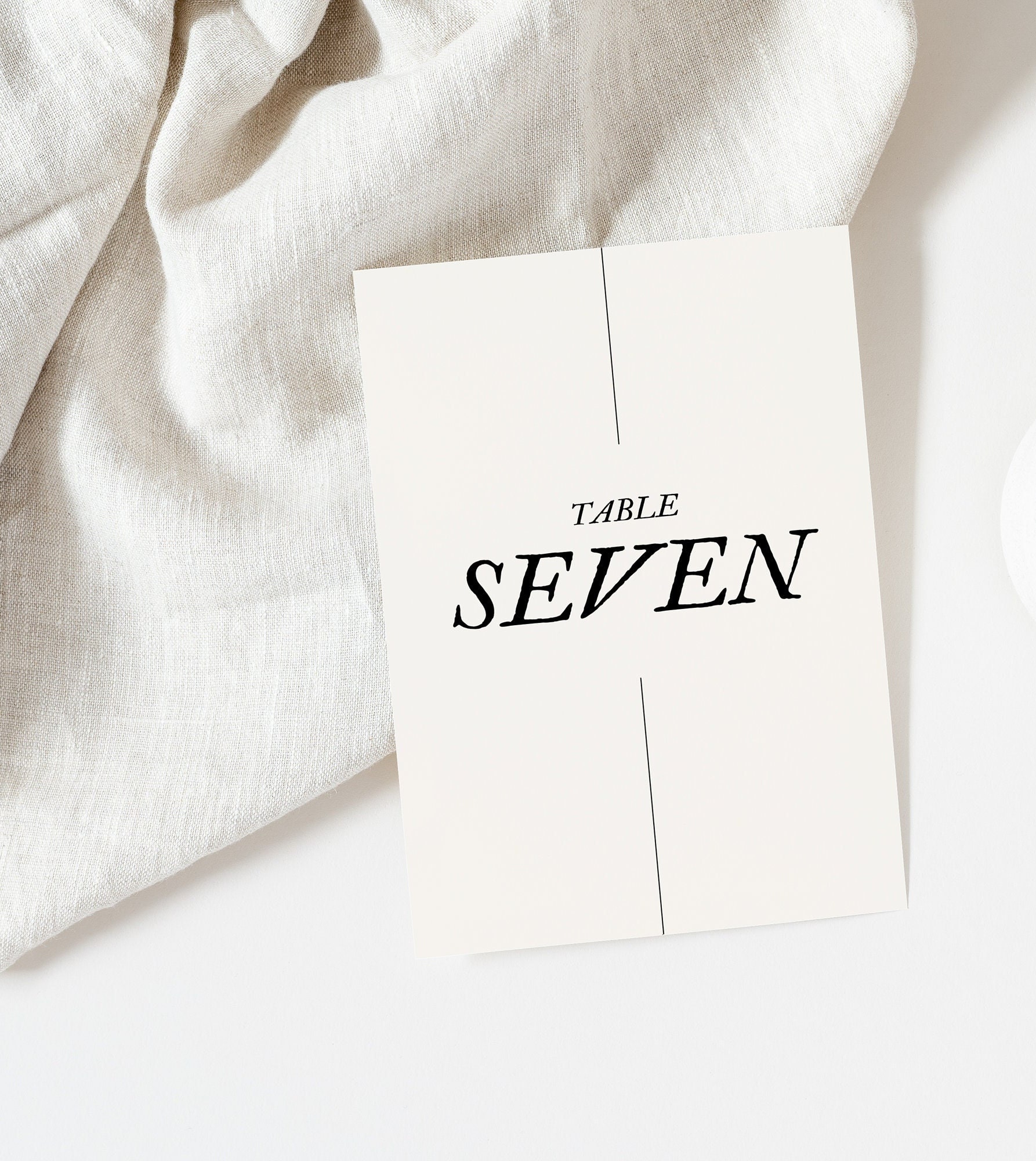 Printable Wedding Table Number Signs and Placeholder Cards Templates ...