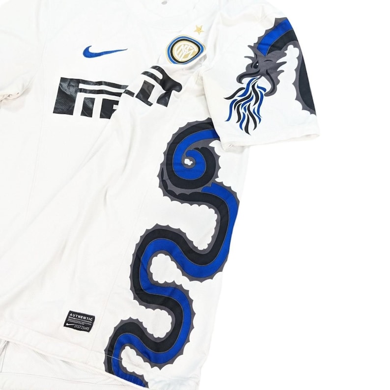 Inter Milan 2010/11 Away Dragon Football Shirt Men's Size Small - Etsy