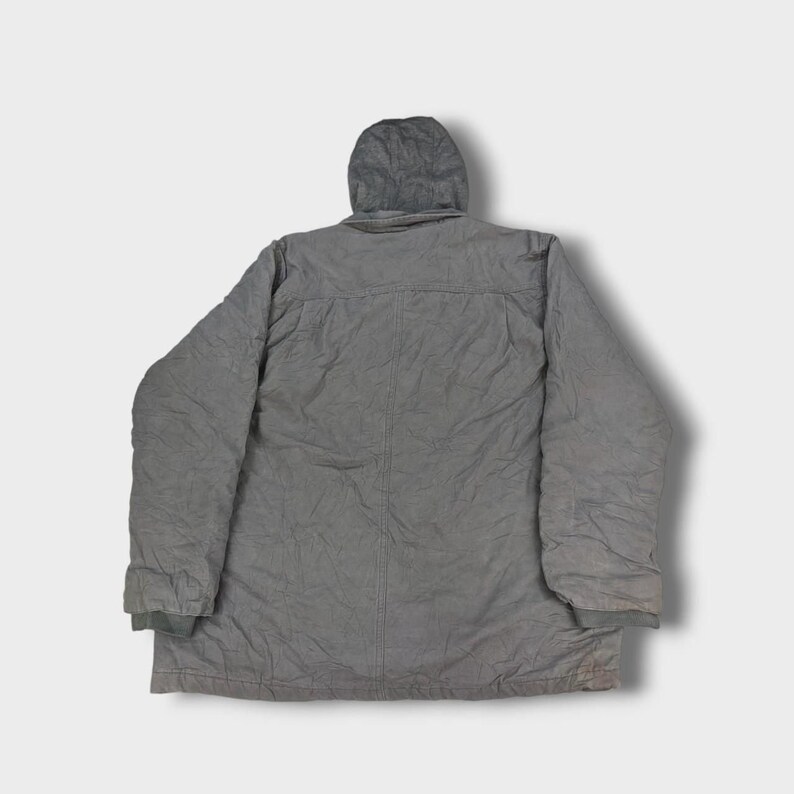 Vintage Dickies Grey Workwear Jacket Hoodie - Men's Size Large - Etsy