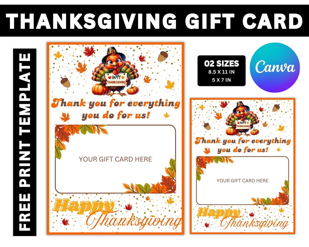 Editable Thanksgiving Gift Card Holder Thanks A Latte Teacher Gifts ...
