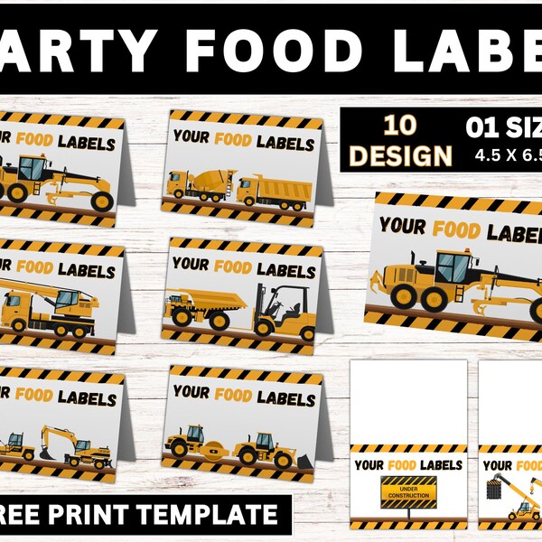 Construction Birthday Party - Etsy