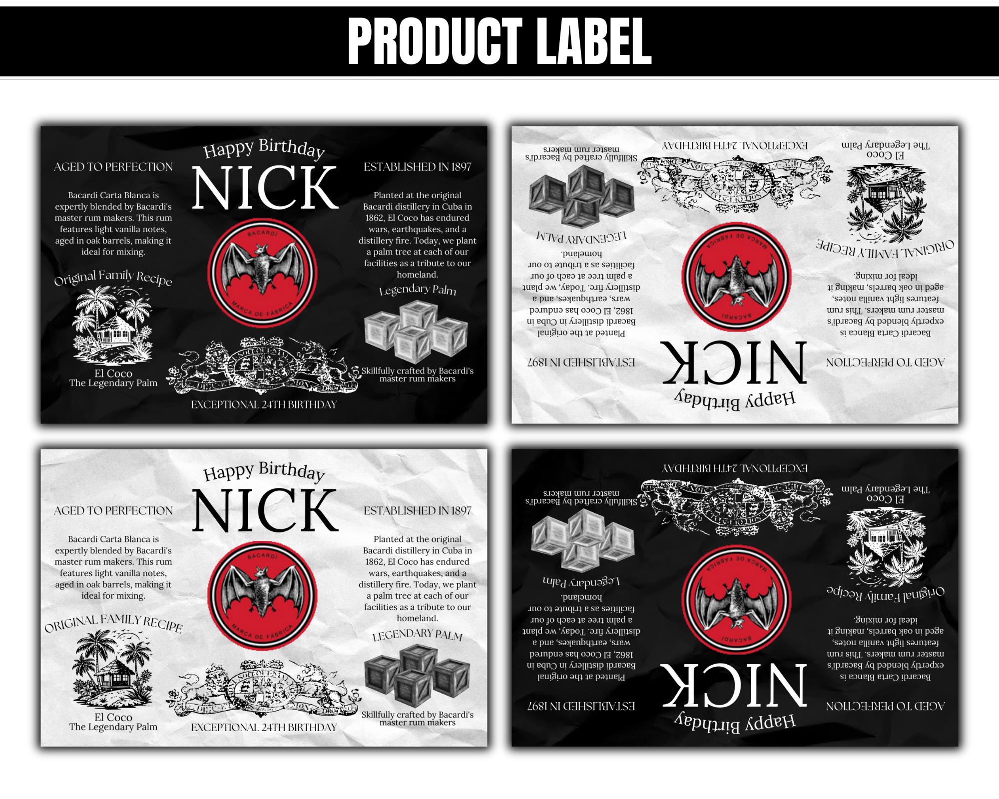 Printable Whiskey Label, Groomsmen Gift, Bachelorette Party Gifts ...