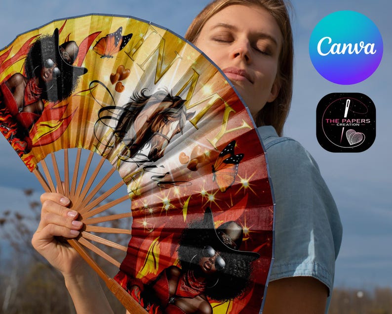 Clack Fan Template | Editable Canva Template | Custom Clack Fan Design ...