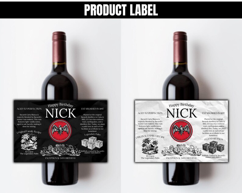 Printable Whiskey Label, Groomsmen Gift, Bachelorette Party Gifts ...