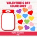 Valentine's Color Sorting, Preschool Curriculum, Valentine's Day ...