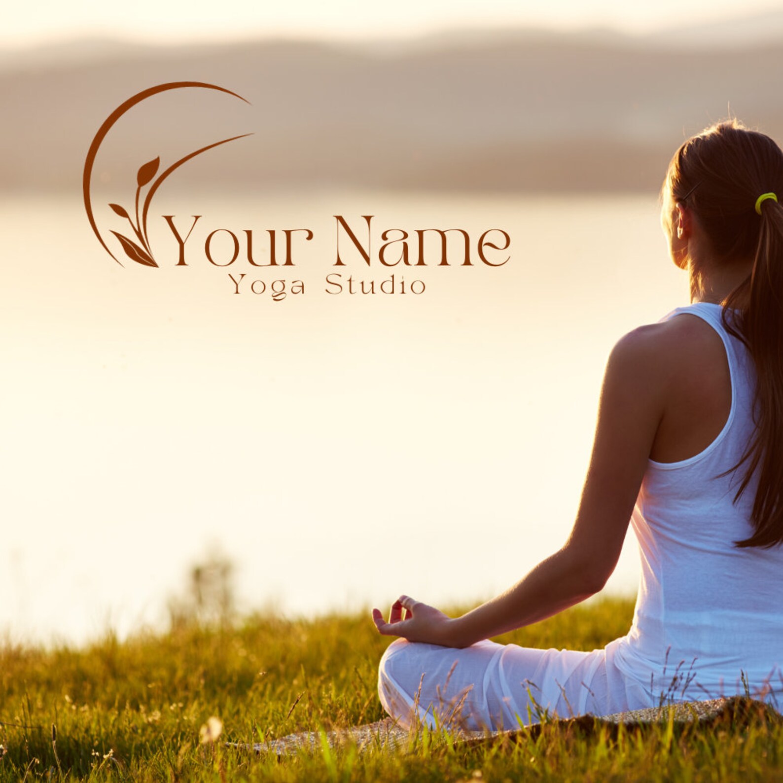 Yogo Logo Design Logo Yoga Studio Logo Meditation Logo Mindfulness Logo ...