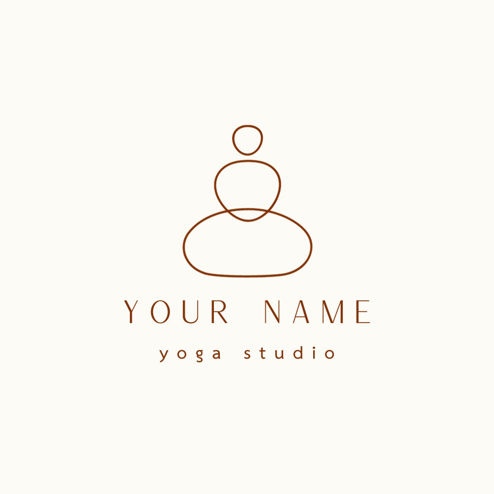 Yogo Logo Design Logo Yoga Studio Logo Meditation Logo Mindfulness Logo ...