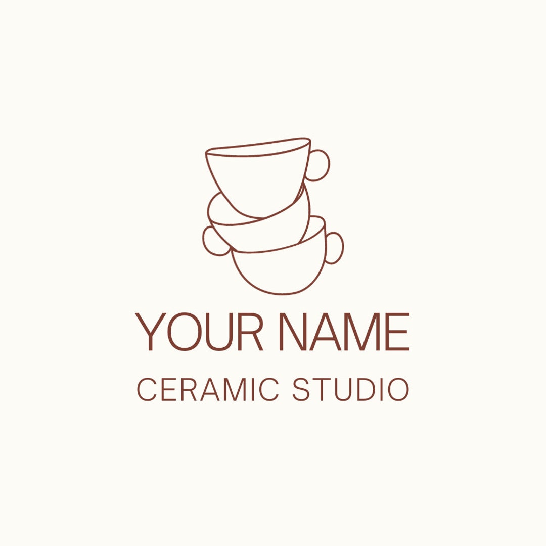Pottery Logo Design Logo Pottery Ceramic Logo for Pottery Studio Logo ...