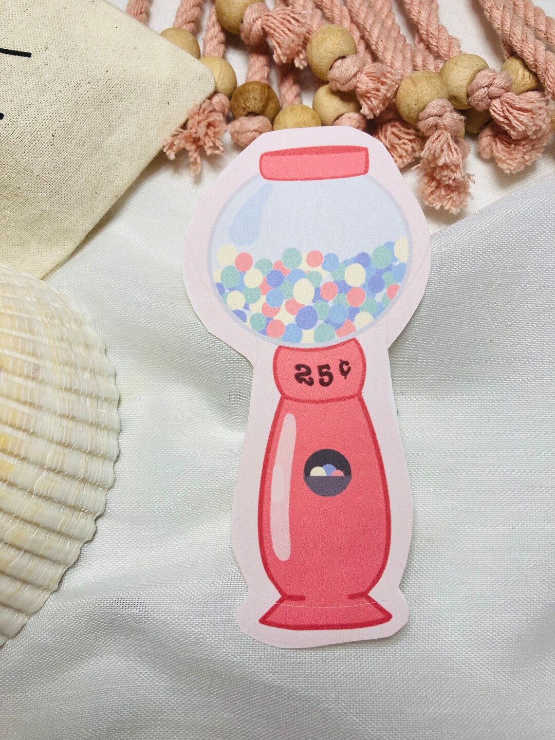 Pastel Gumball Machine Sticker - Etsy