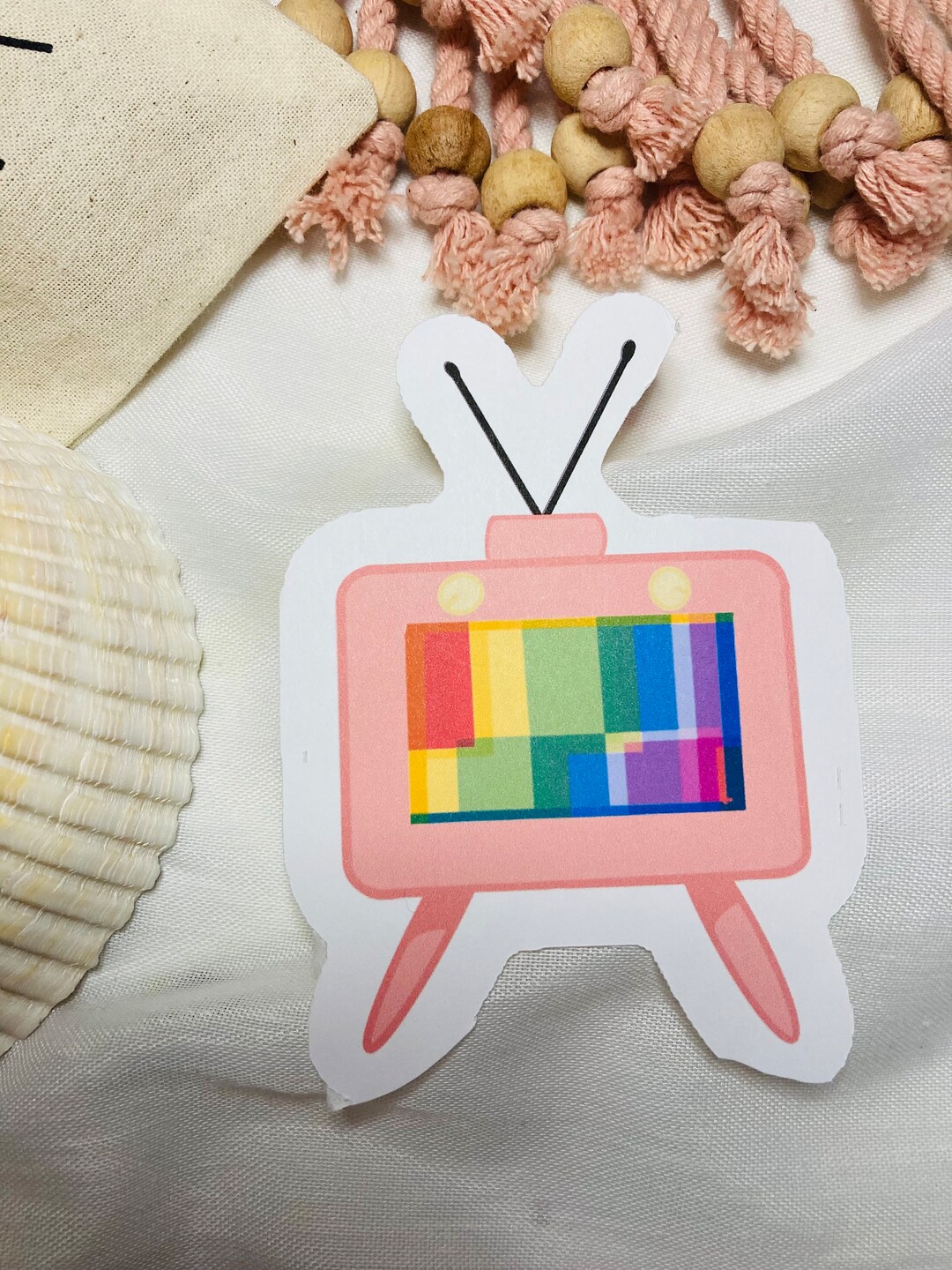 Retro TV Sticker - Etsy
