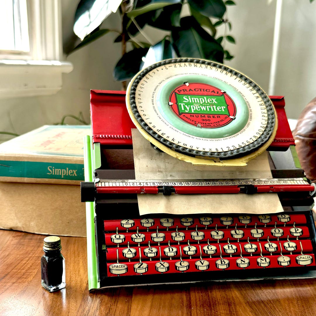 Simplex Typewriter 300 Circa 1920s/30s - Etsy