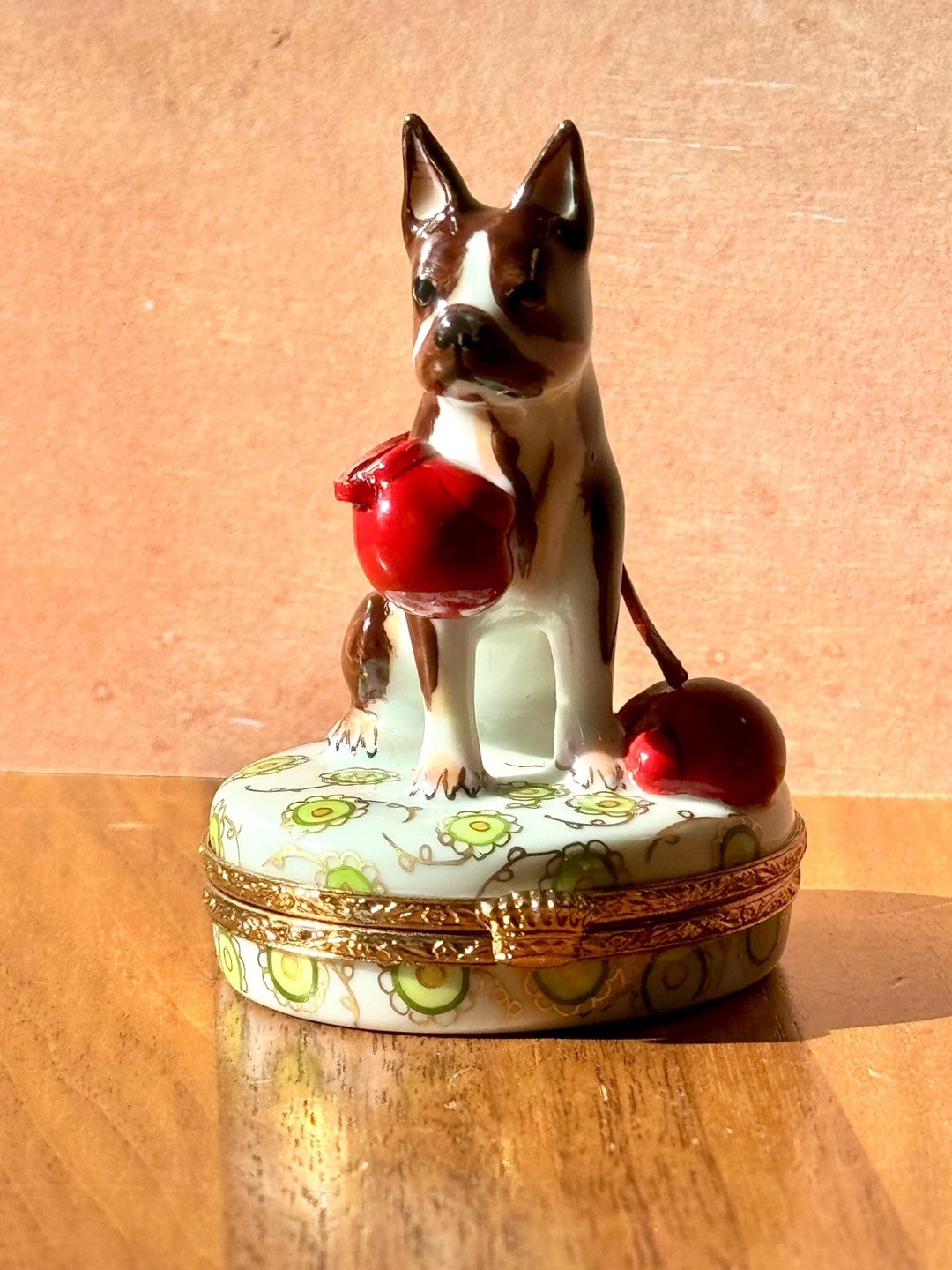 Artoria Limoges Boxing Boxer Decorative Ceramic Trinket Box - Etsy
