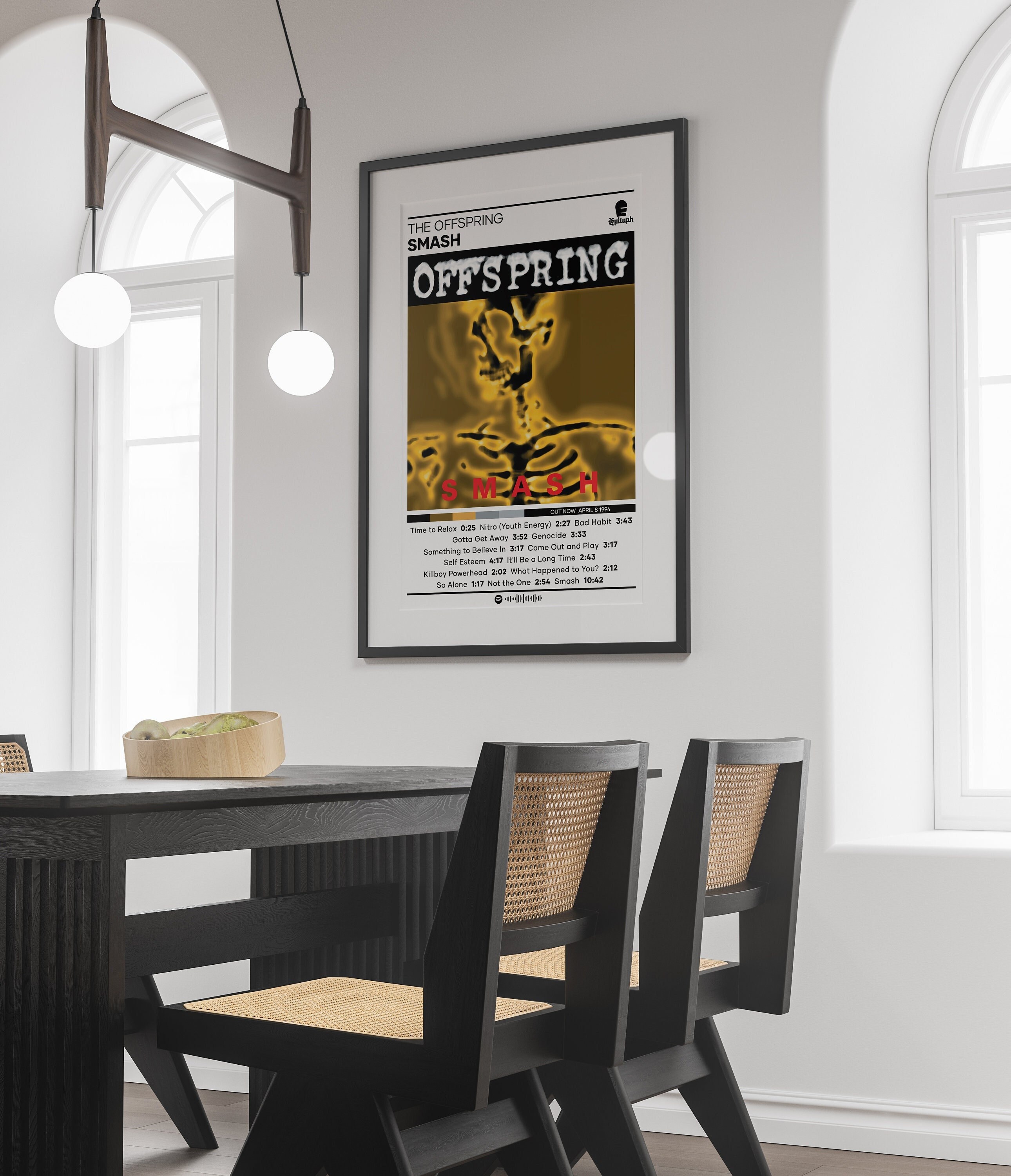 The Offspring Poster Smash Poster 4 Colors Album Poster Prints Rock ...