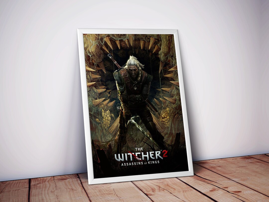 The Witcher 2 Poster Witcher Print Gaming Posters Video Game Poster ...