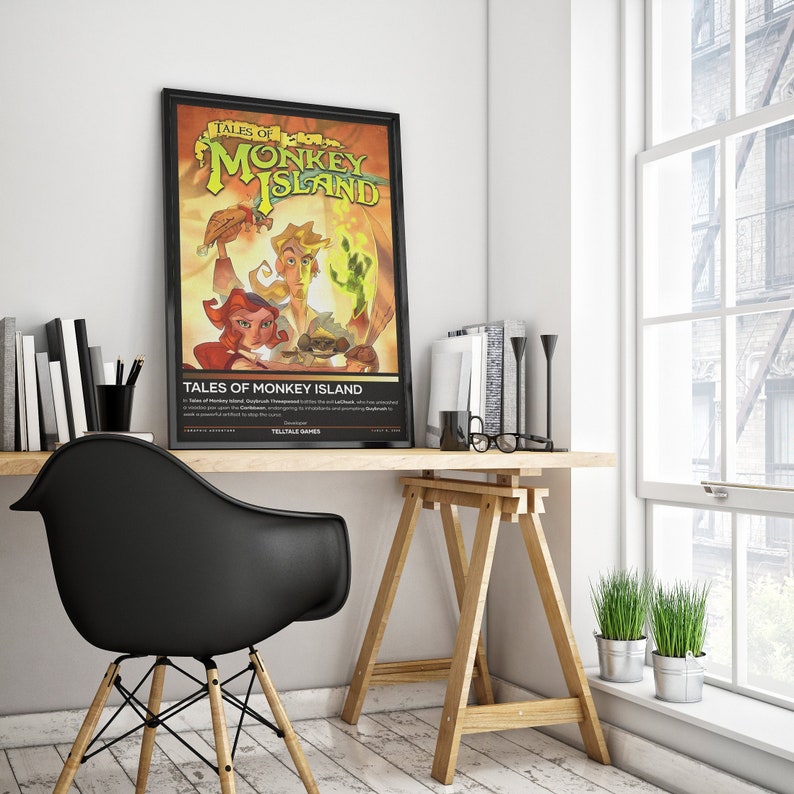 Tales of Monkey Island Poster, Gaming Poster, 4 Colors, Video Game ...