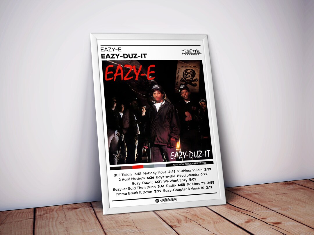Eazy-e Poster Eazy-duz-it Poster 4 Colors Album Poster Prints Hip Hop ...