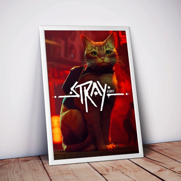 Stray Game Poster - Etsy