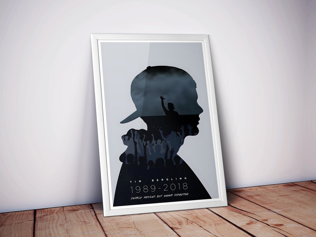 Avicii Poster Illustration Poster Avicii Prints R.I.P Avicii Music ...