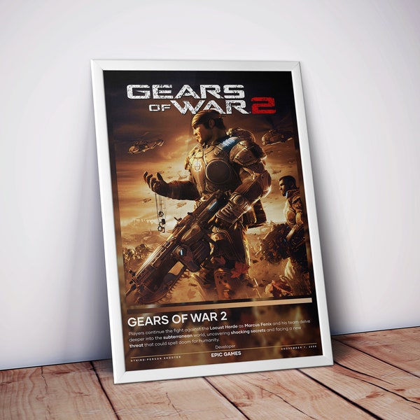 Gears of War Poster - Etsy