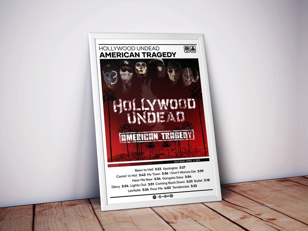 Hollywood Undead Poster American Tragedy Poster 4 Colors Album Poster ...