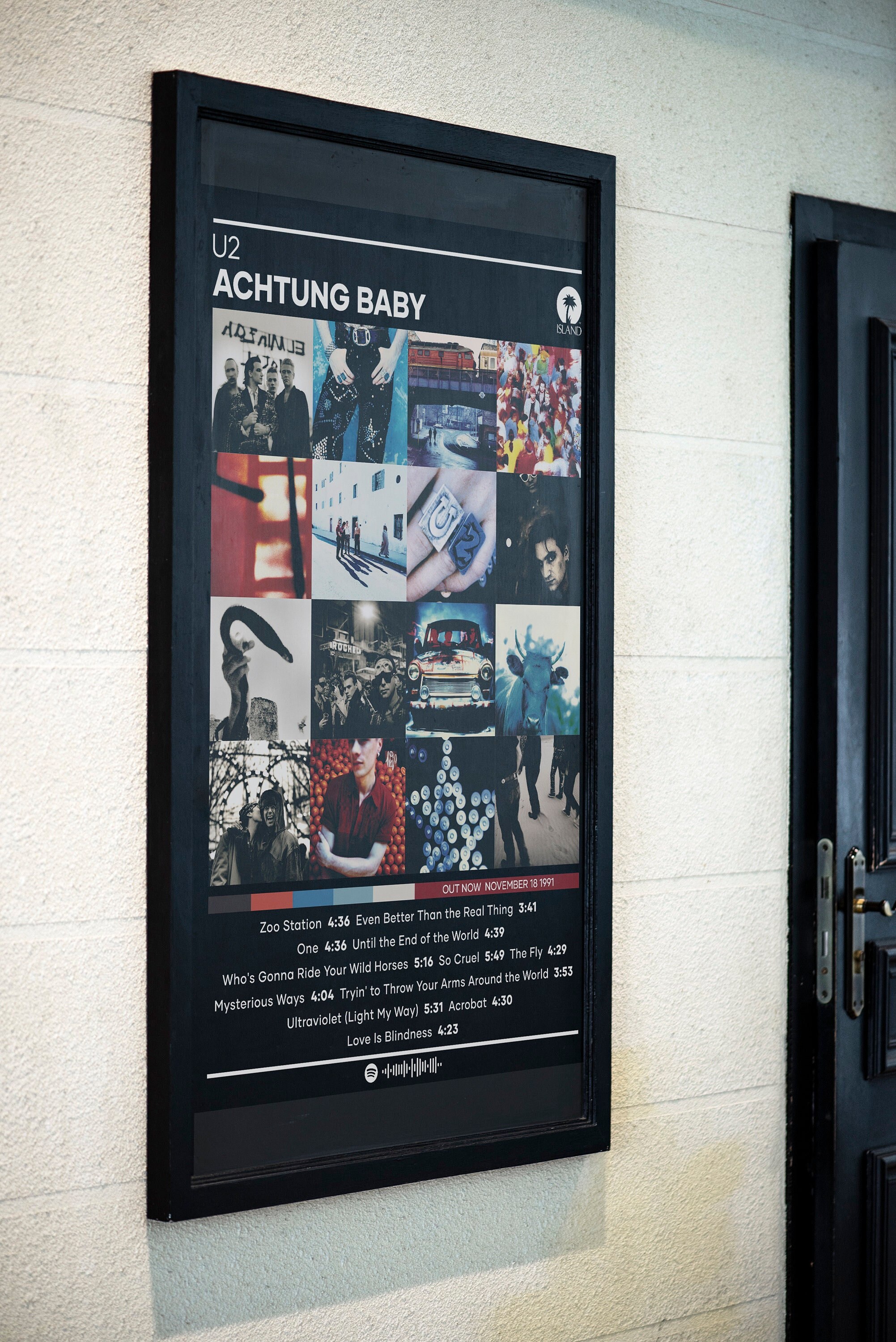 U2 Poster Achtung Baby Poster 4 Colors Album Poster Prints Rock Music ...
