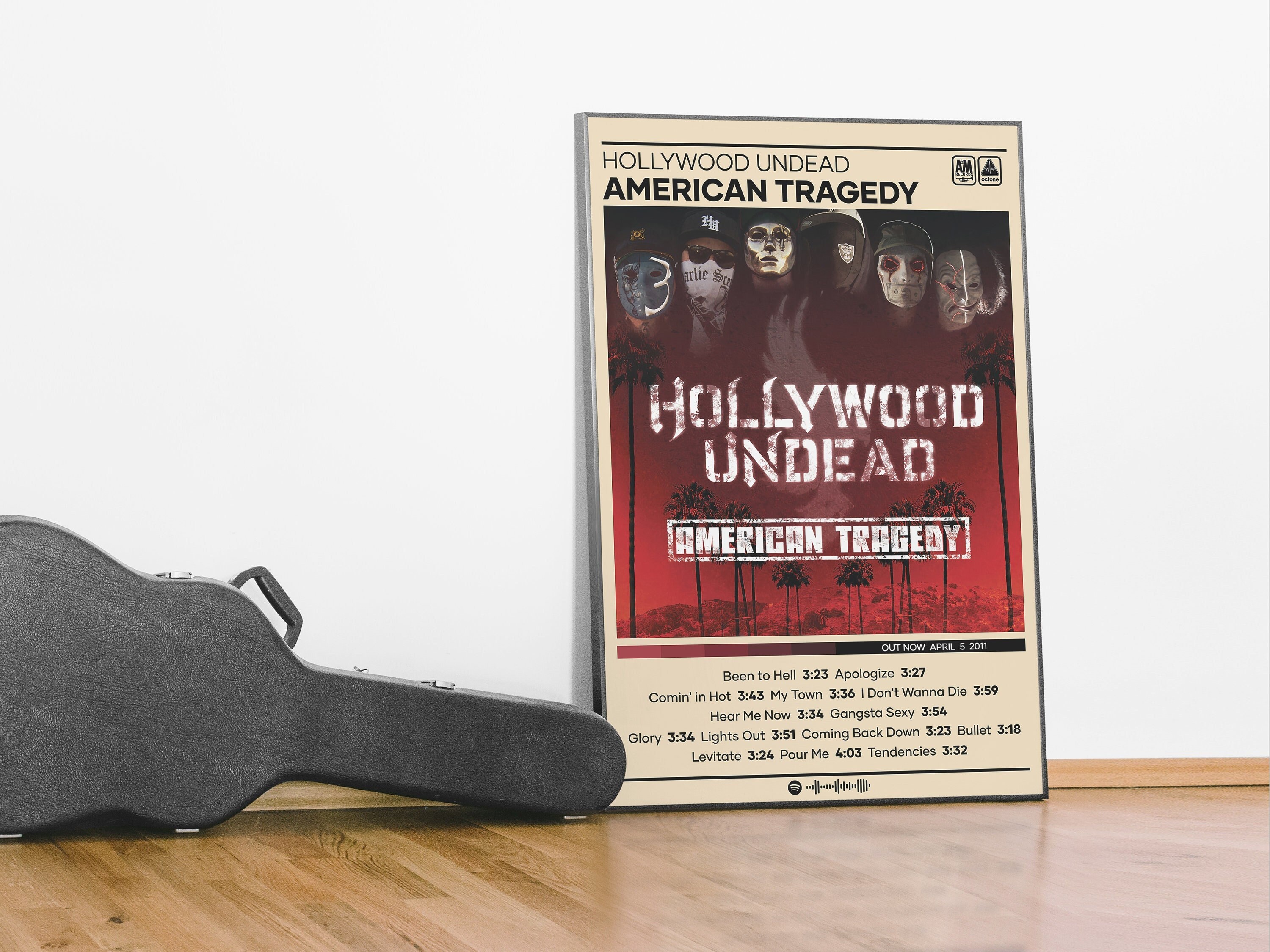 Hollywood Undead Poster American Tragedy Poster 4 Colors Album Poster ...