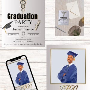 LPN Nurse Graduation Party Invitation | Licensed Practical Nurse Grad ...