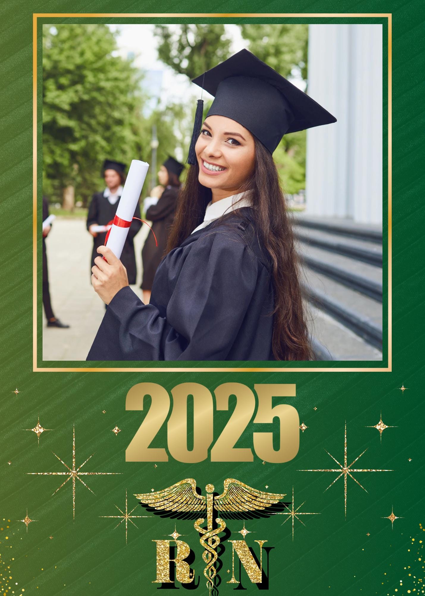Nurse Graduation Invitation Template: RN, BSN (digital Download) - Etsy