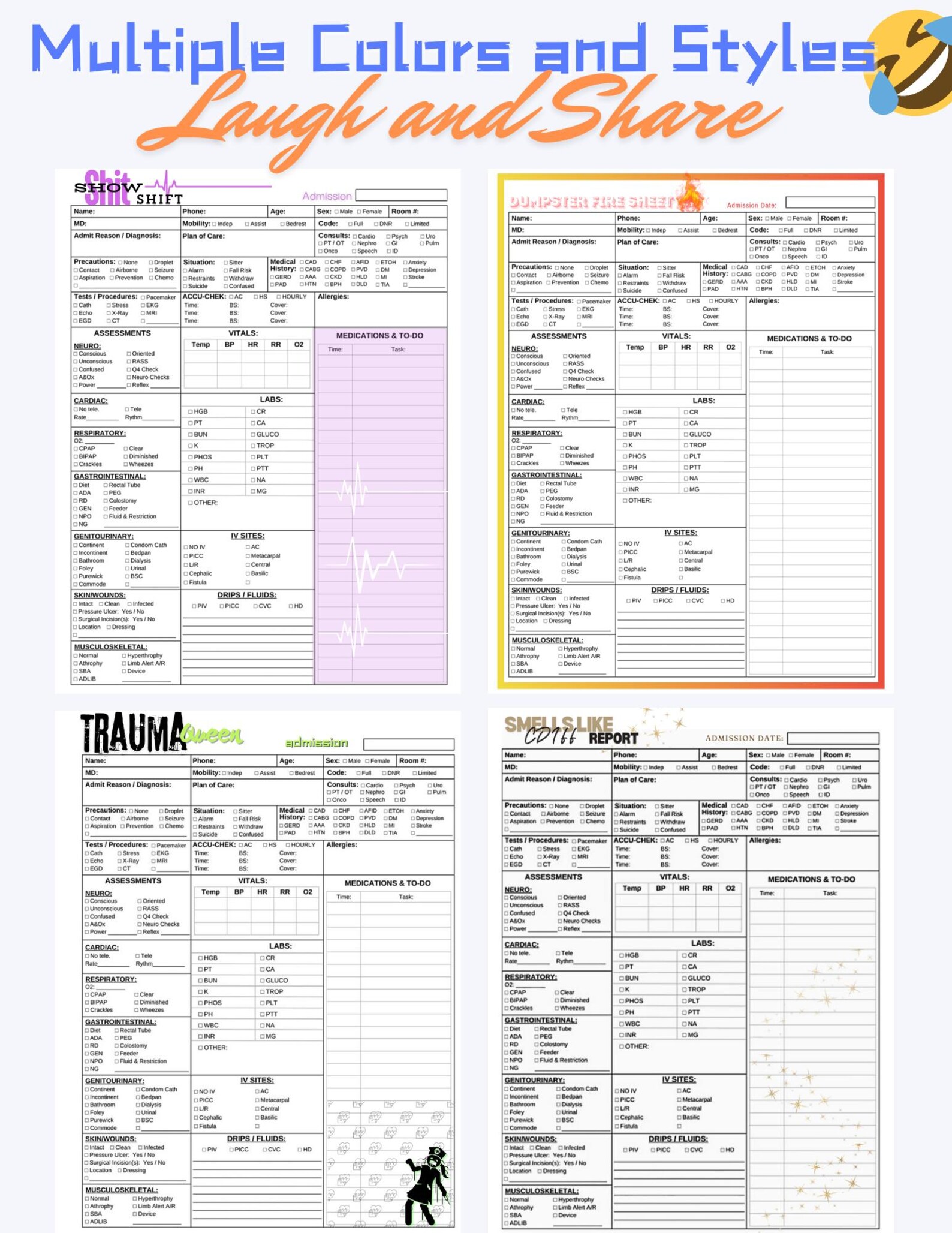 Nursing Template: SBAR Nurse Report Sheets. Fun, Nursing Humor ...