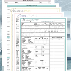 SBAR Nursing Report Sheet Bundle: Med-surg ICU Handoff (PDF Download ...