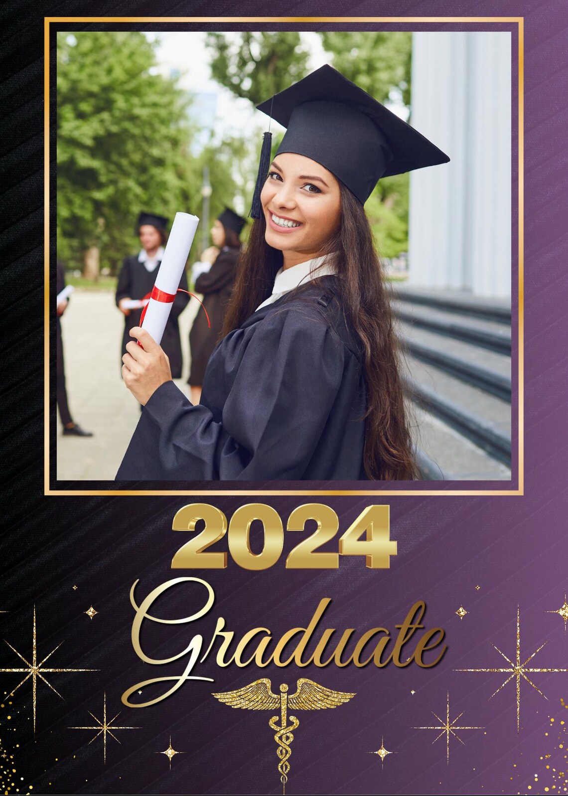 Nursing Graduation Invitation, LPN, Licensed Practical Nurse Graduation ...