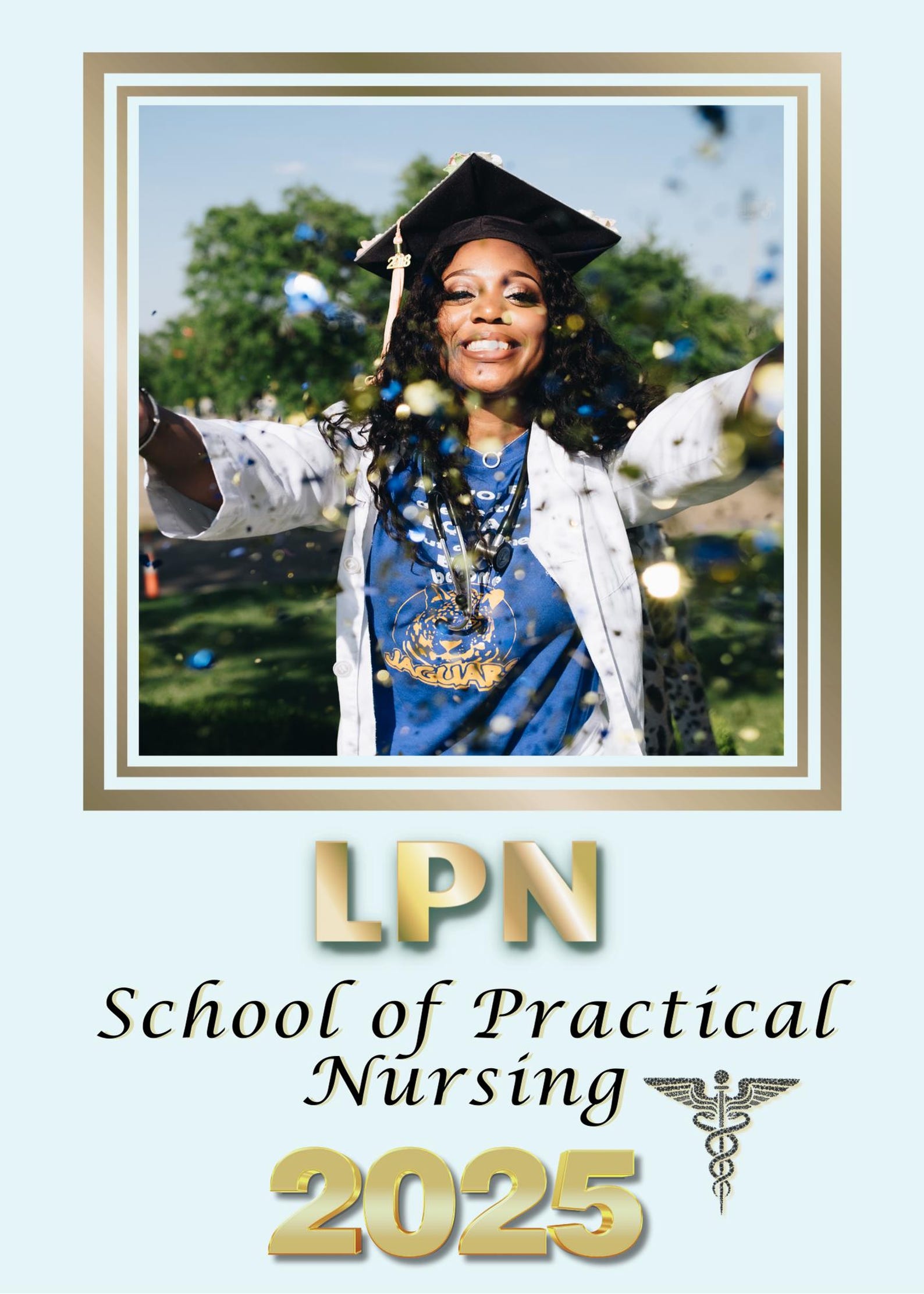 LPN Nurse Graduation Party Invitation | Licensed Practical Nurse Grad ...