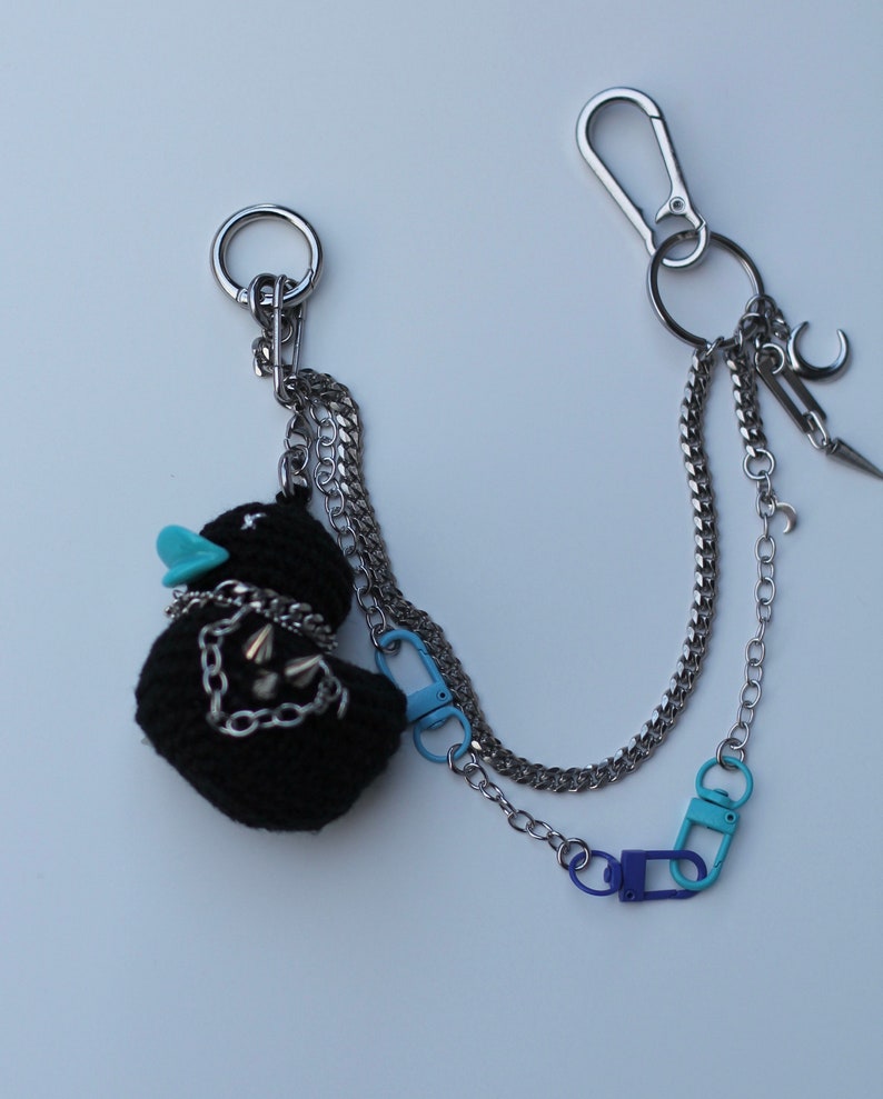 Unique Bag Charms Keychain Holder, Multiple Charms Holder for Women Bag ...