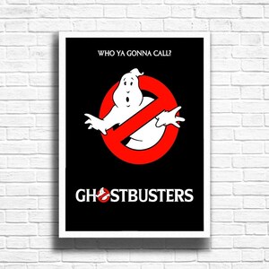 Ghostbusters - Vintage 80s Movie Print - Retro Film Wall Art Collection ...