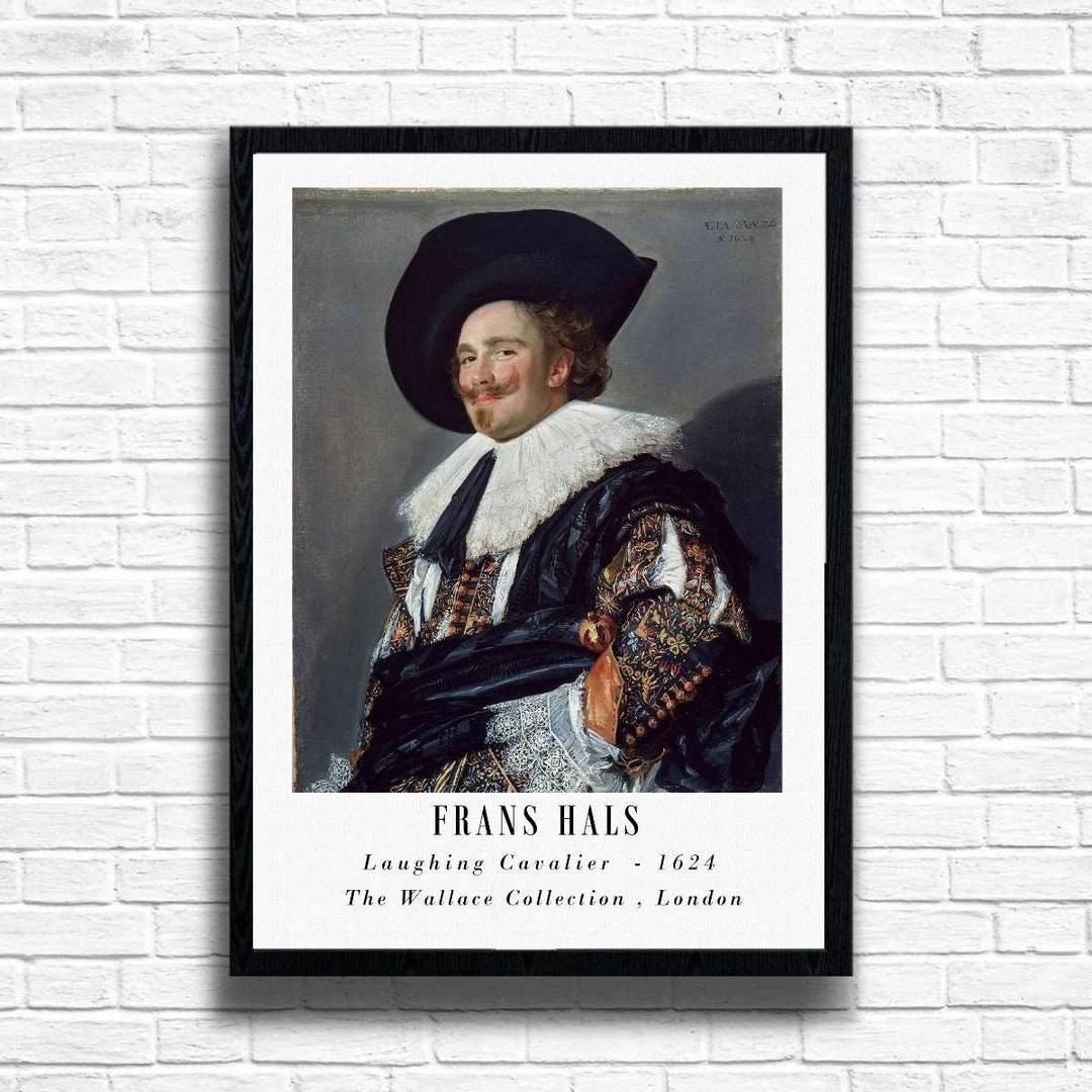 Frans Hals - the Laughing Cavalier Print: Fine Art Reproduction - Etsy