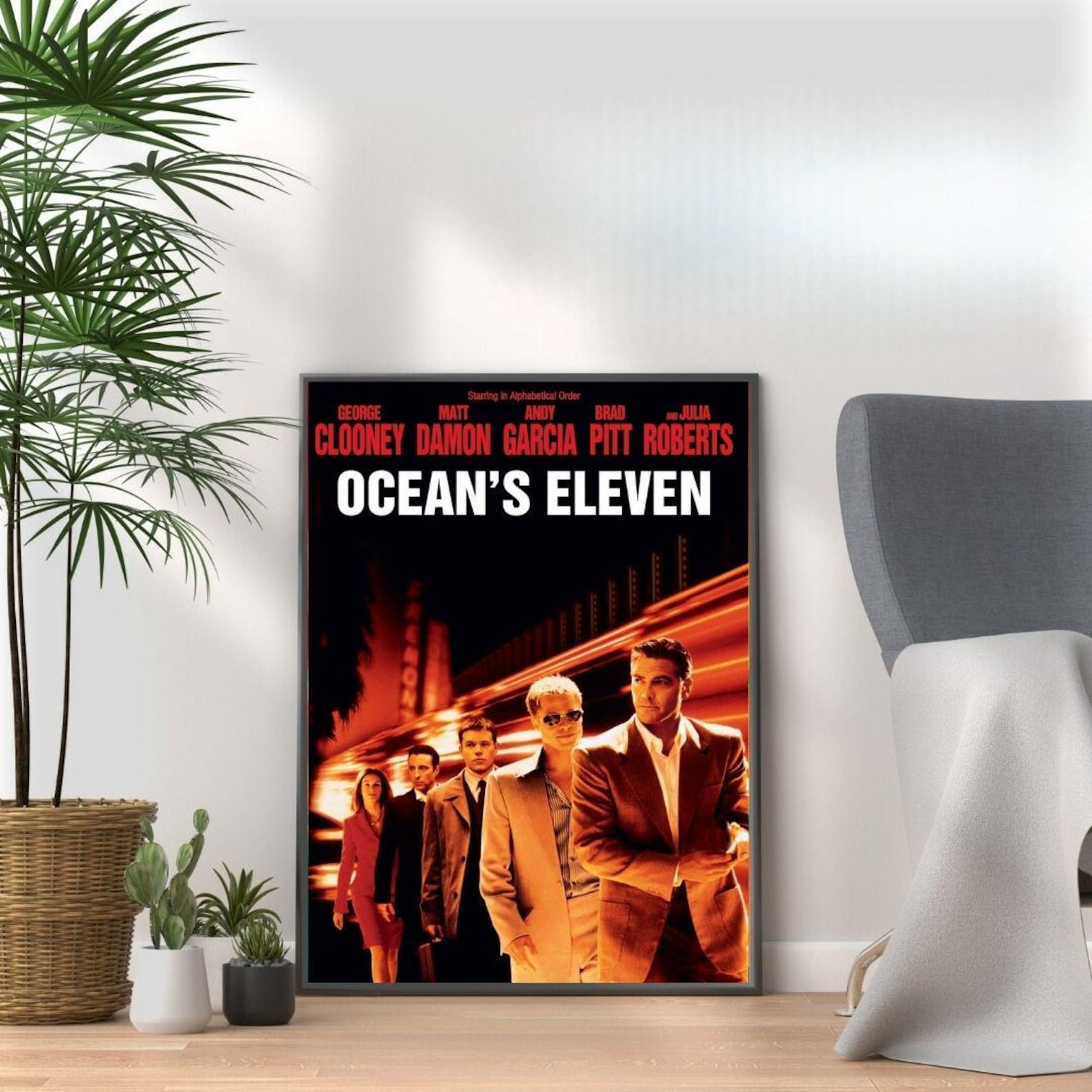 Ocean's Eleven Movie Poster: 2000s Film Art Print - Etsy